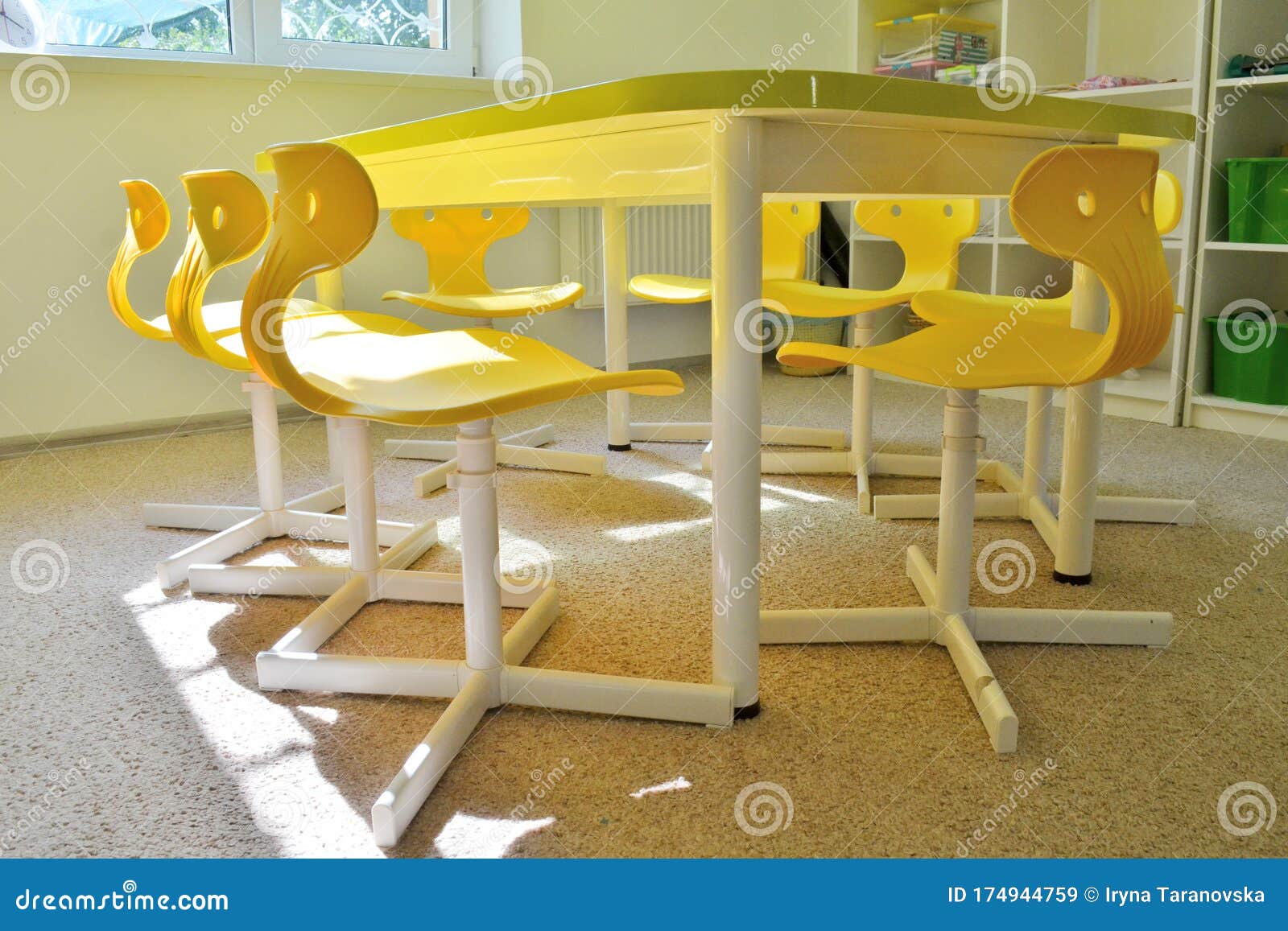 Childrens Chairs and Table for Kindergarten or Elementary School ...