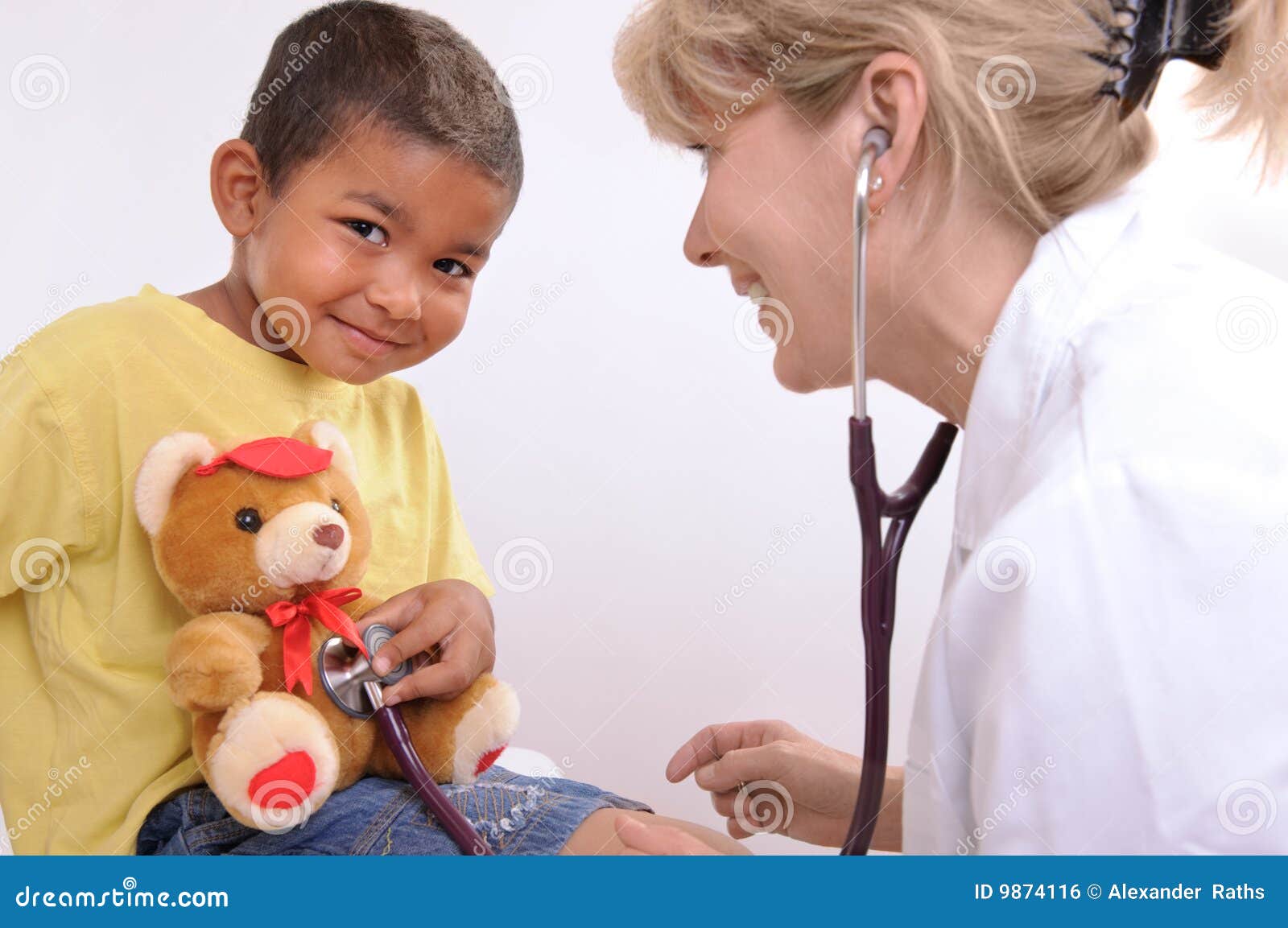 Childrens doctor stock photo. Image of glad, child, care - 9874116