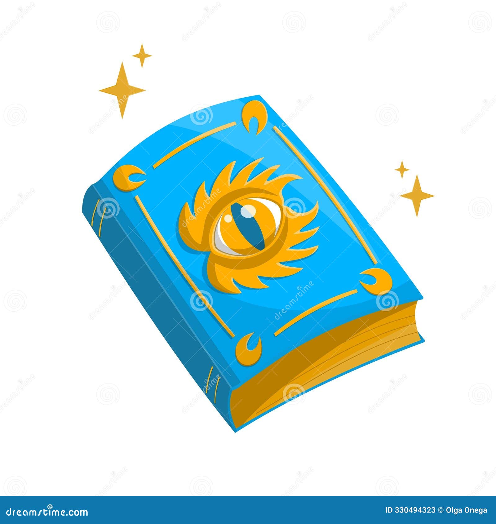 Childrens Magic Elements, an Isolated Cartoon Vector a Magical Ancient ...