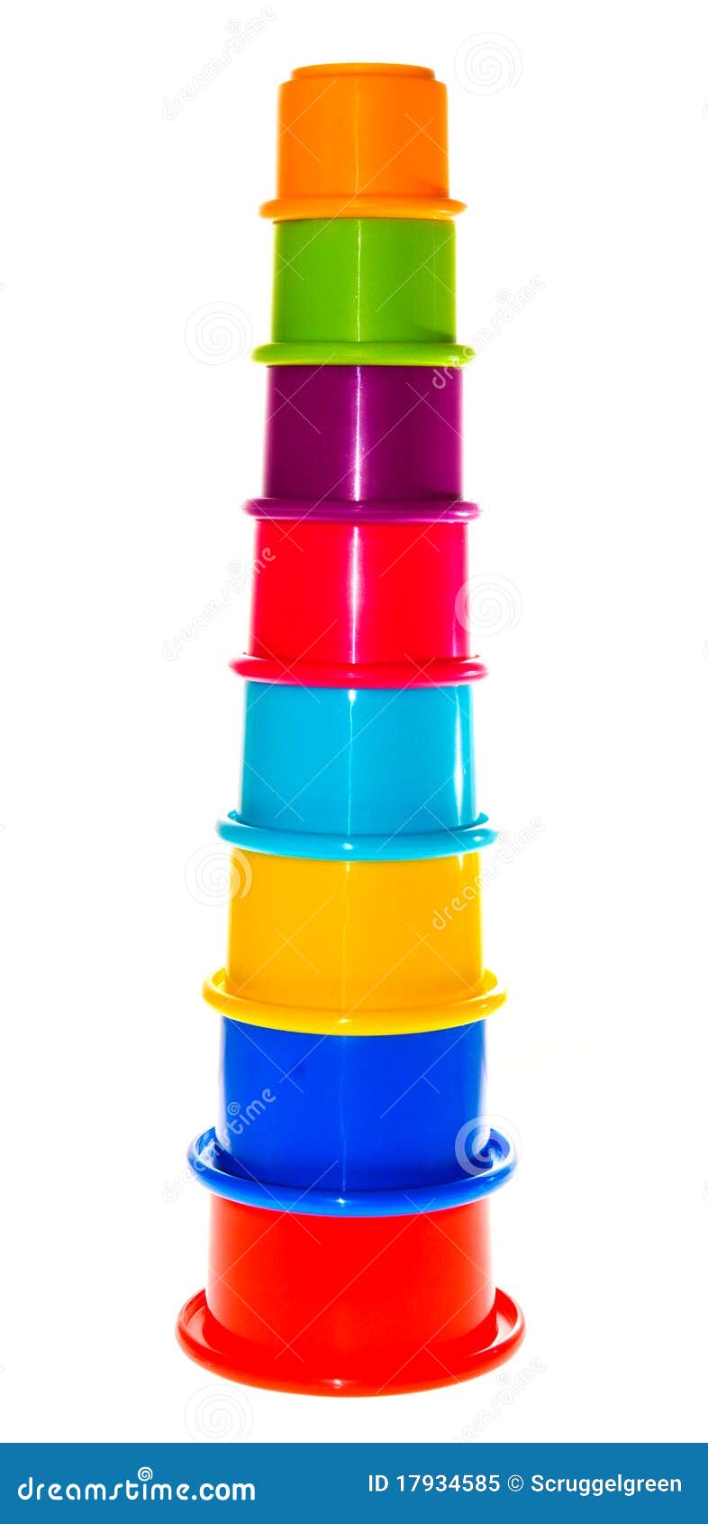 Childrens Play Cups stock image. Image of infant, isolated - 17934585