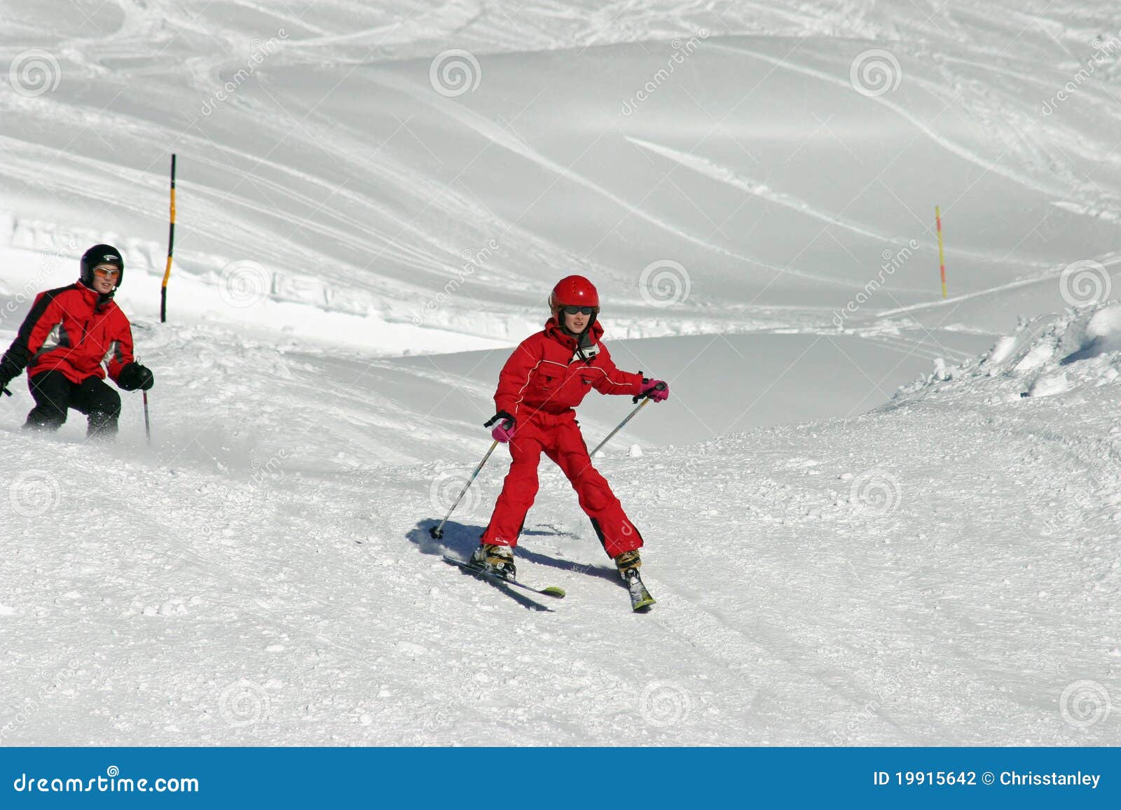 Childrens ski race stock photo. Image of skier, fast - 19915642