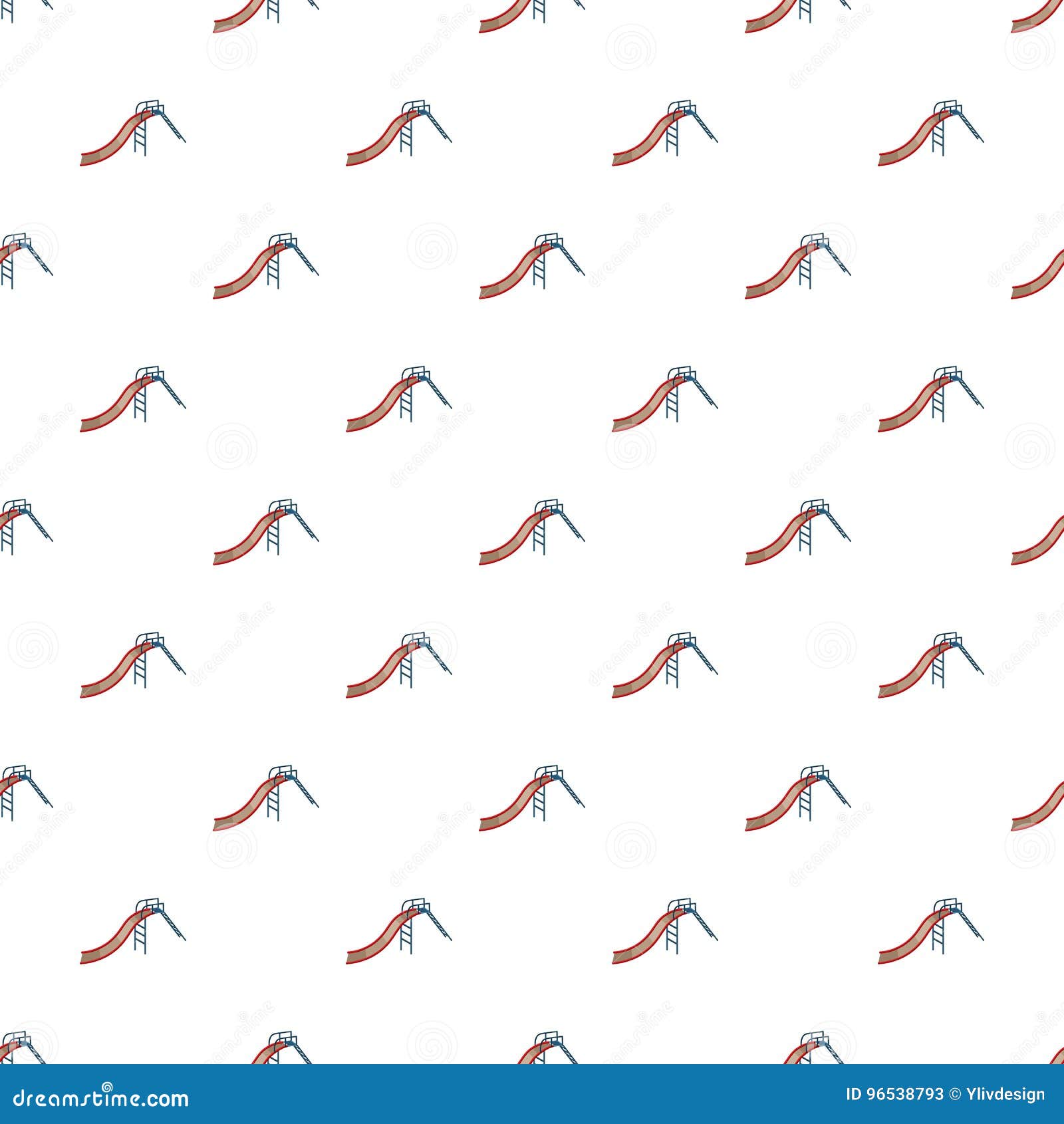 Childrens slide pattern stock vector. Illustration of kiddies - 96538793