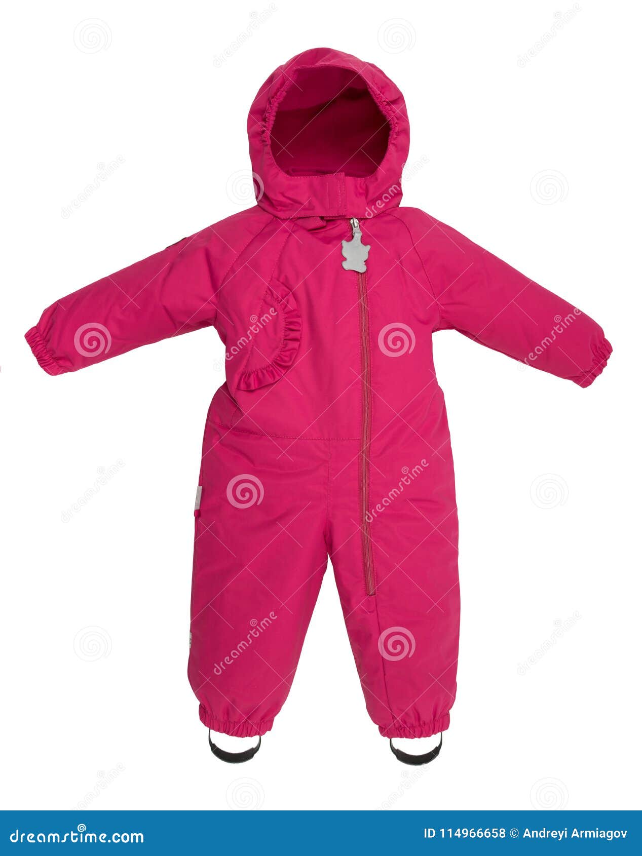 Childrens snowsuit fall stock photo. Image of little - 114966658