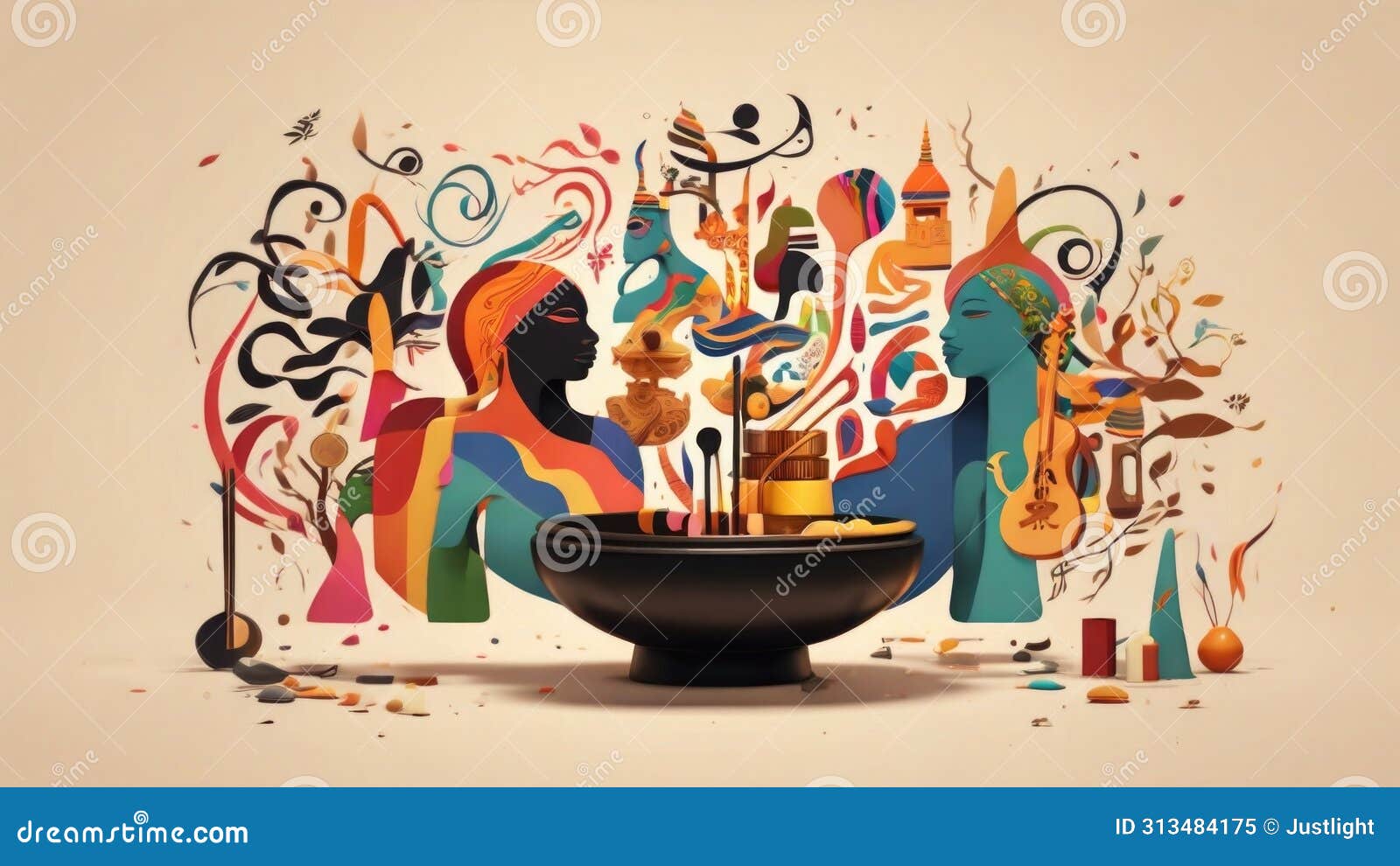 A Childs Drawing of a Tree Changing and Growing To Symbolize the ...