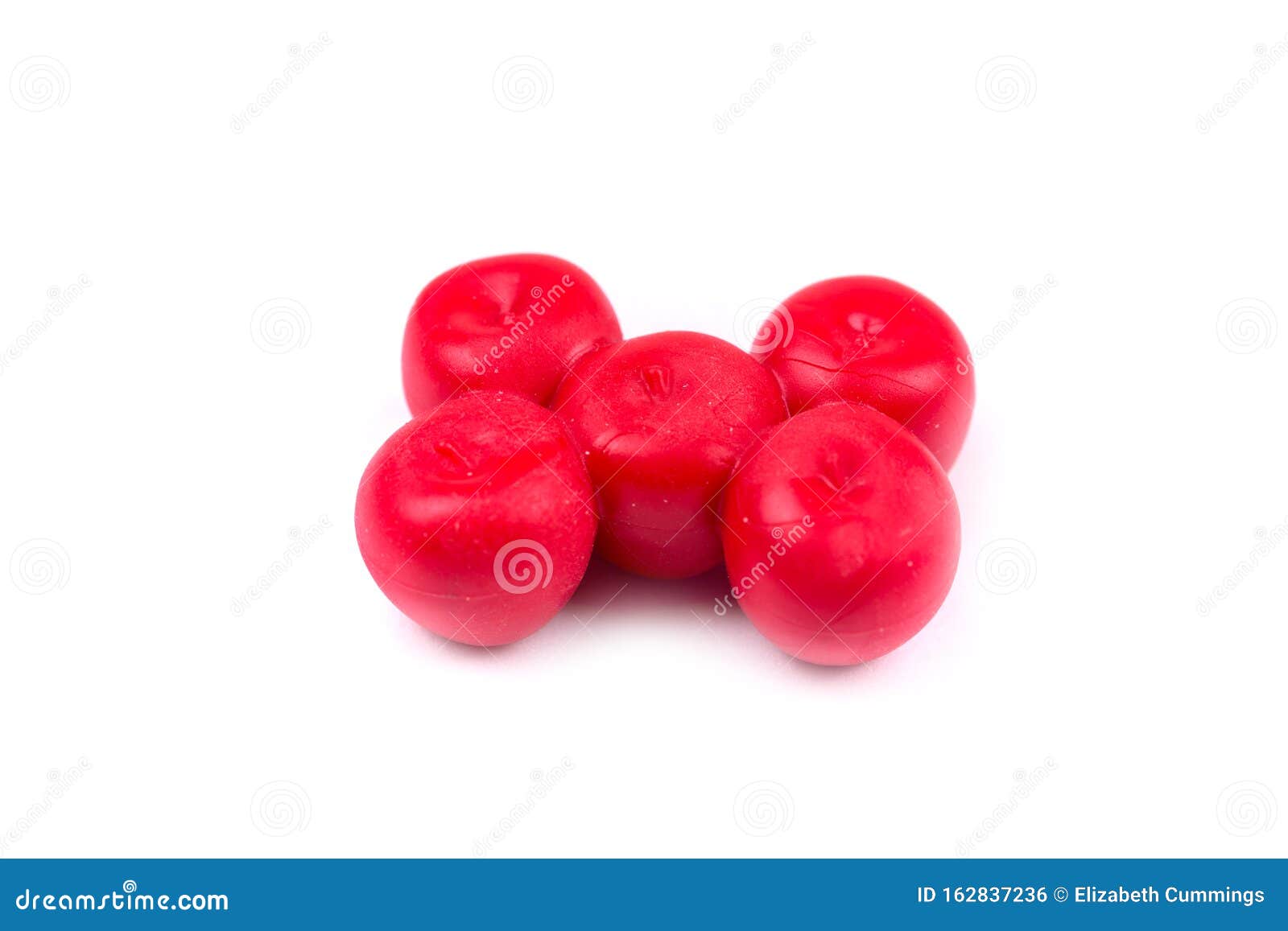 Childs Toy Plastic Food Molded 1/6th Scale Red Apples Stock Photo ...
