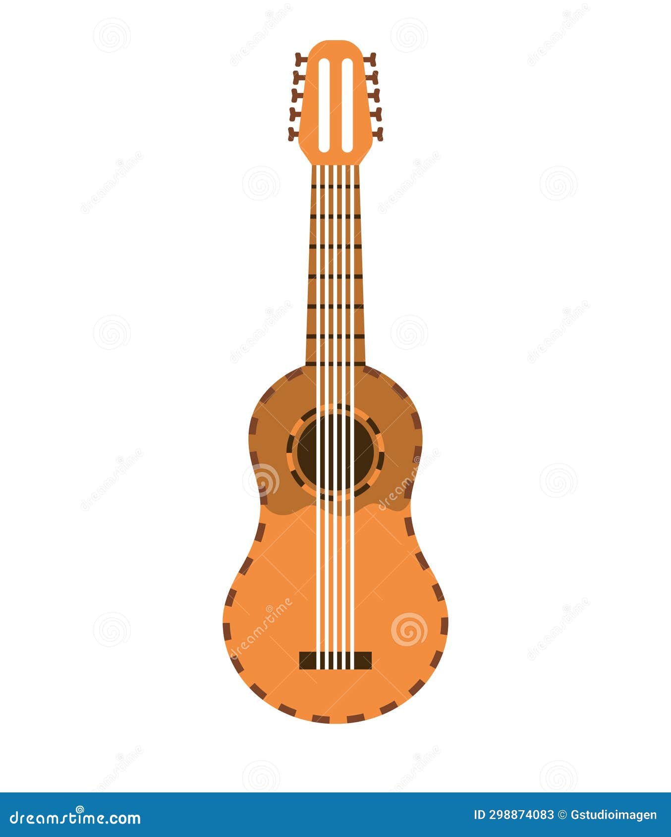 Chile charango traditional stock illustration. Illustration of vector ...