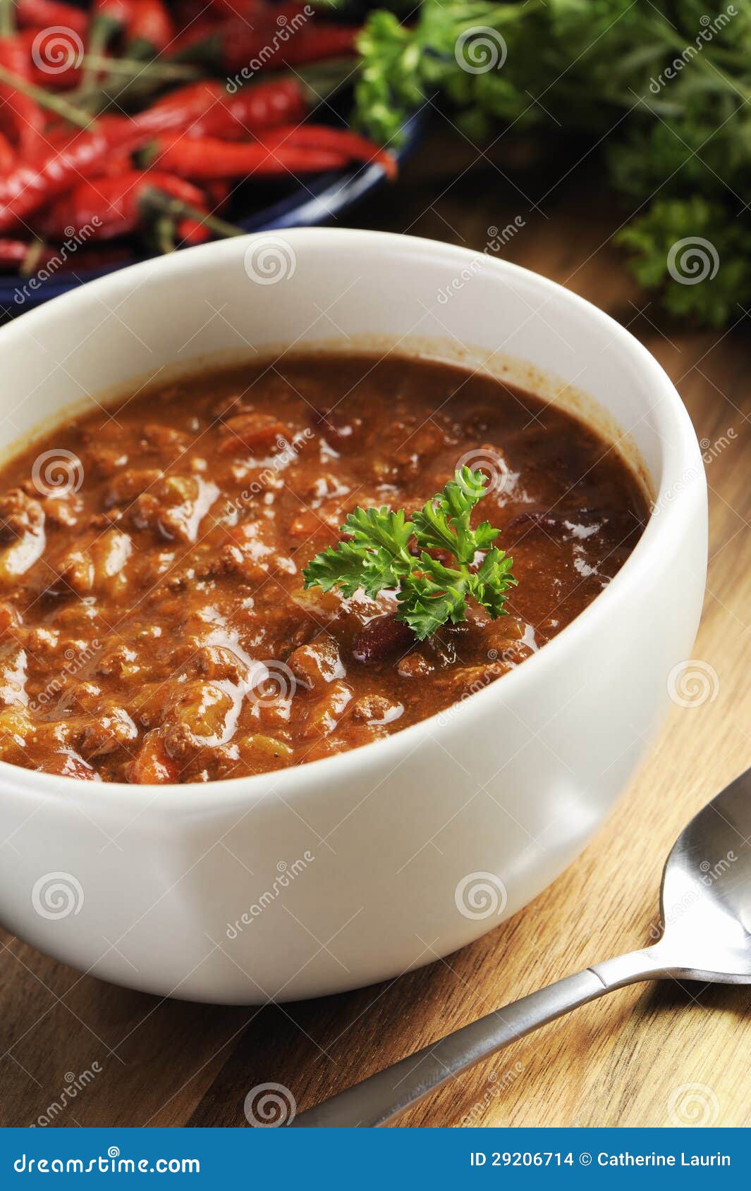 Chile de la carne de vaca foto de archivo. Imagen de alimento - 29206714