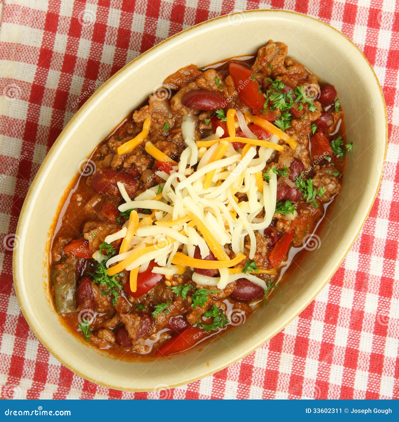 Chile De La Carne De Vaca Con Queso Imagen de archivo - Imagen de ...