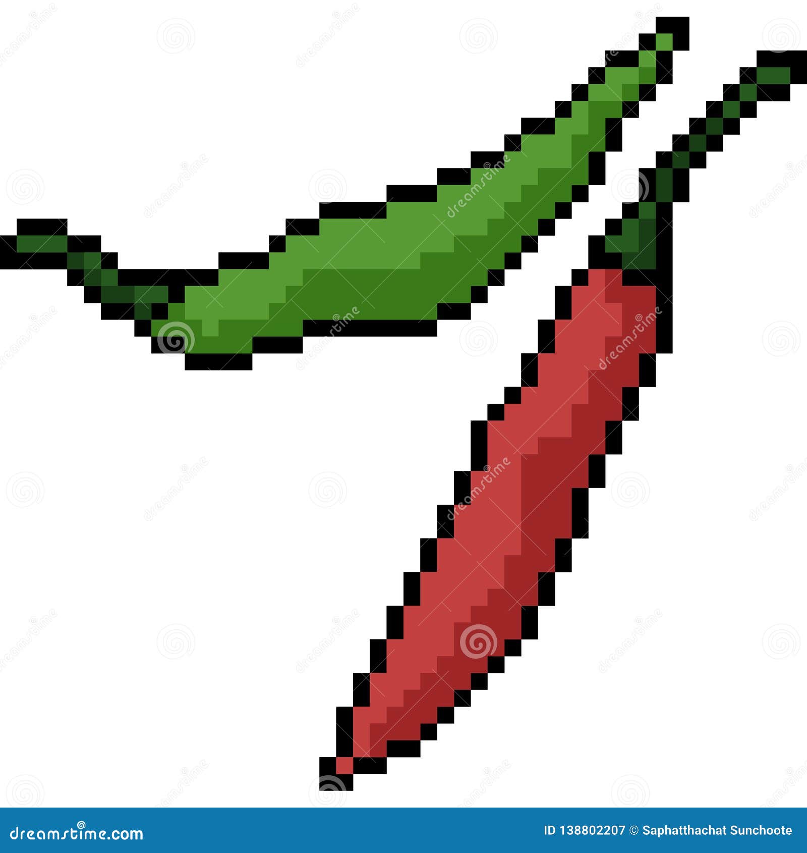 Chile Del Arte Del Pixel Del Vector Ilustración del Vector ...