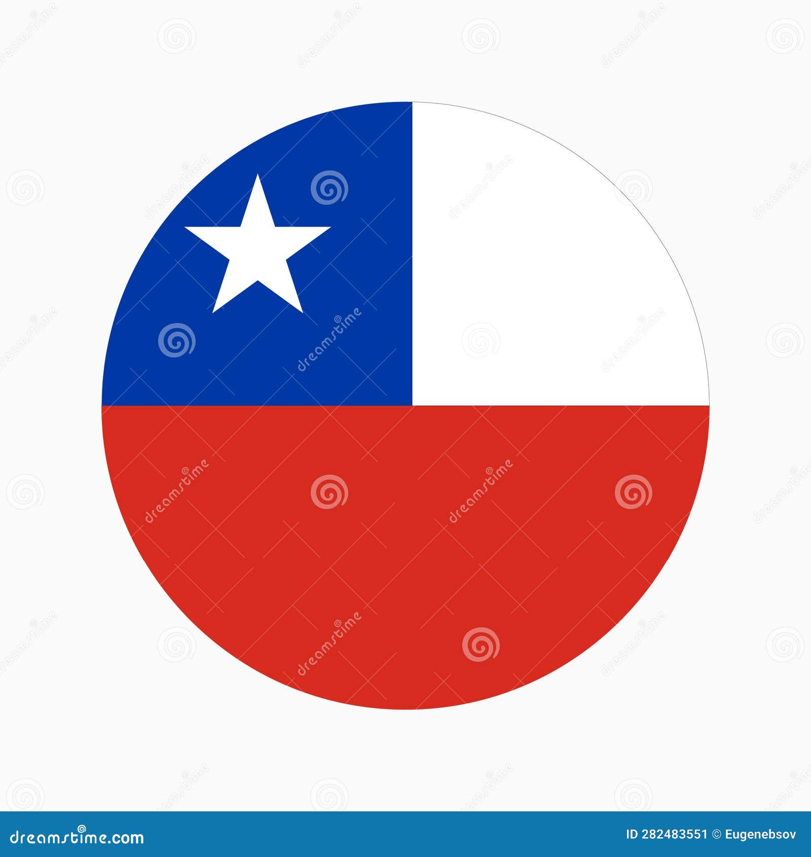 Chile Flag Simple Illustration for Independence Day or Election Stock ...