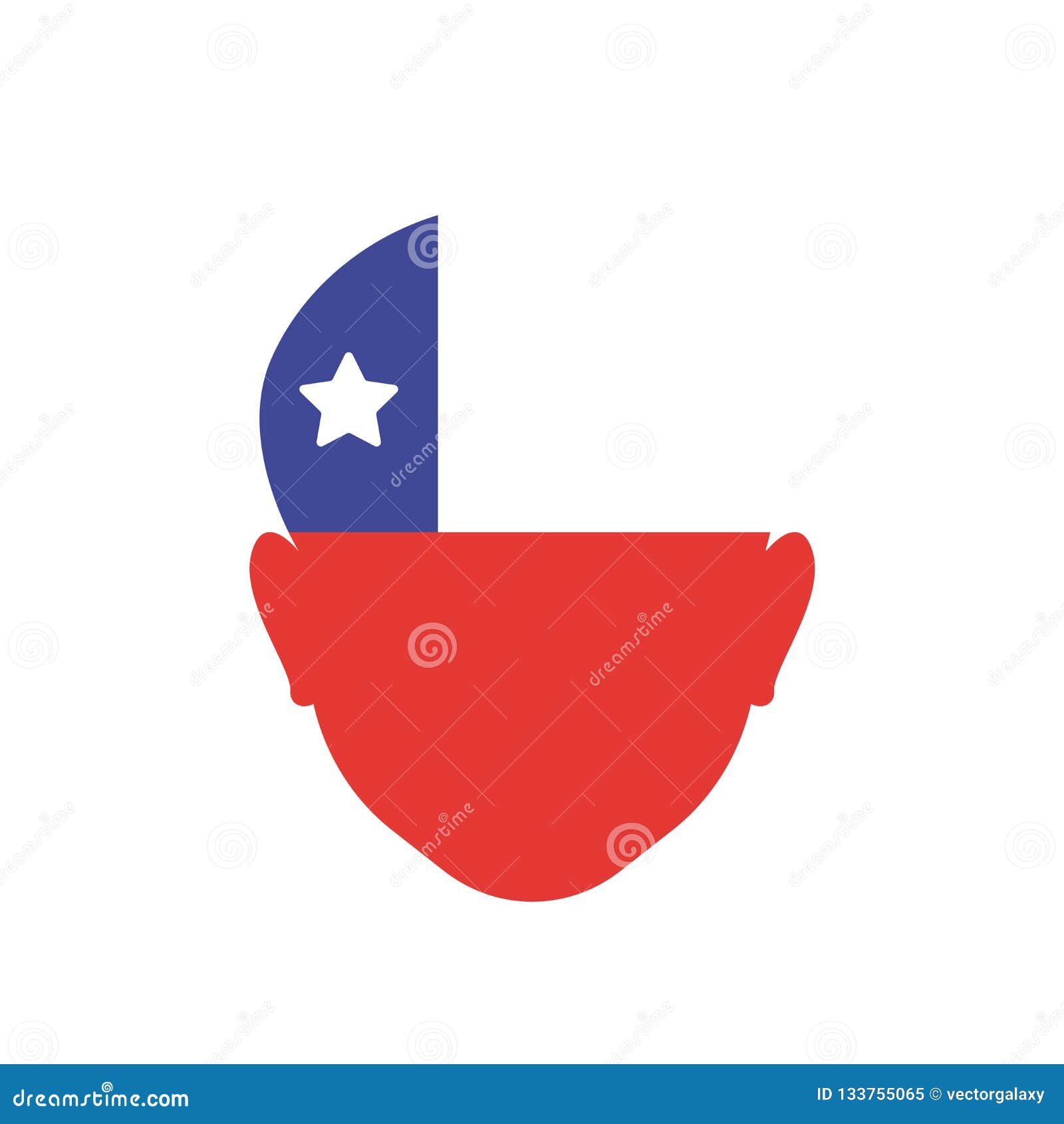Chile Icon Vector Sign and Symbol Isolated on White Background Stock ...