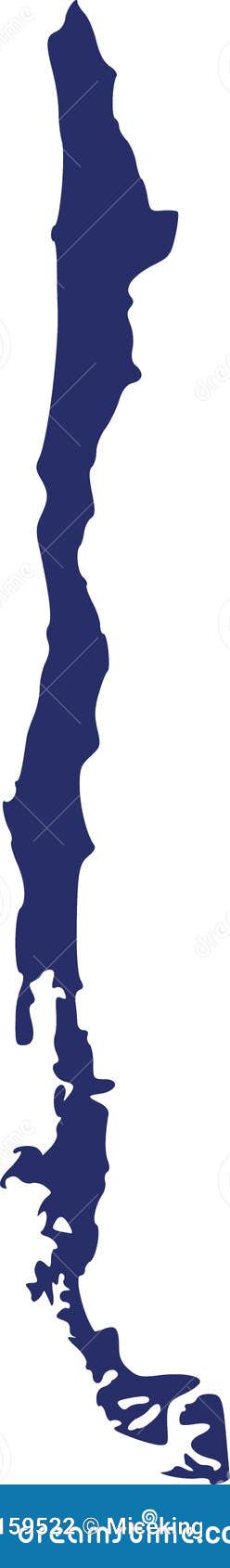 Chile map vector stock vector. Illustration of chile - 107159522