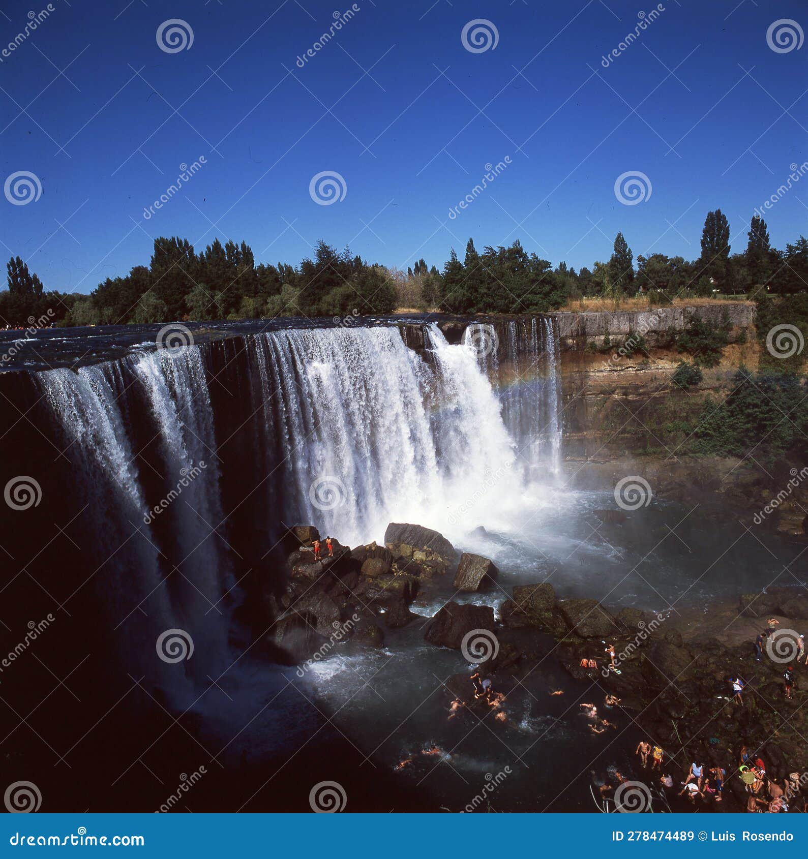 Salto Del Laja In The South Of Chile Panoramic Vertical Aerial Photos ...