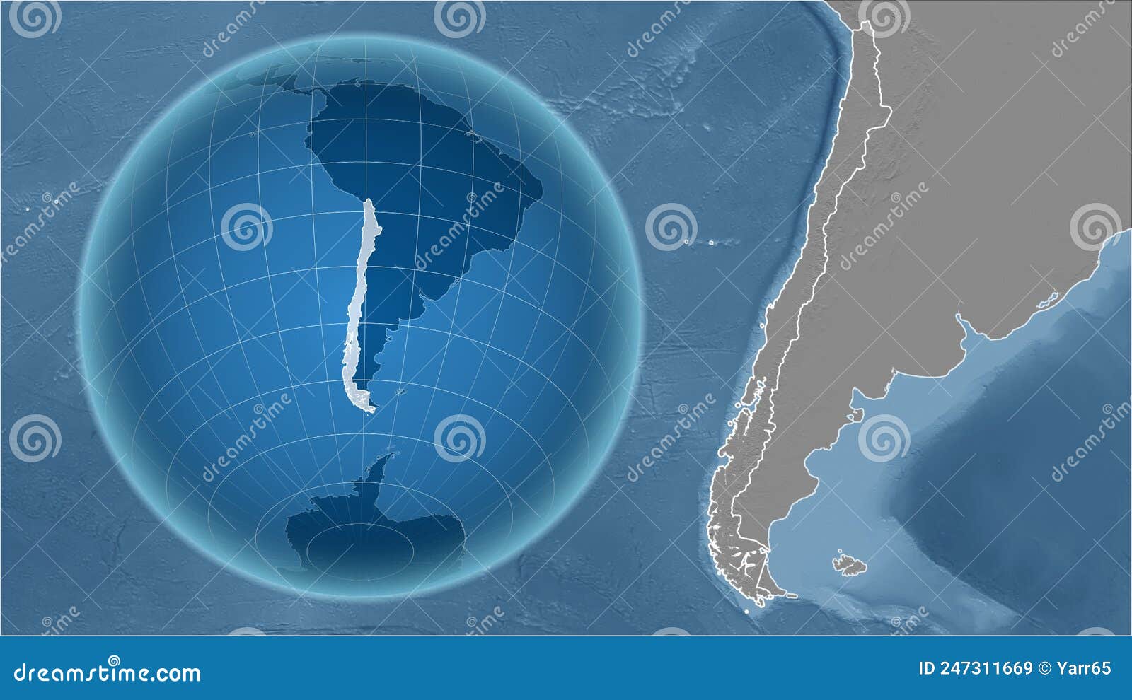 Chile and Globe. Bumps stock video. Video of continent - 247311669