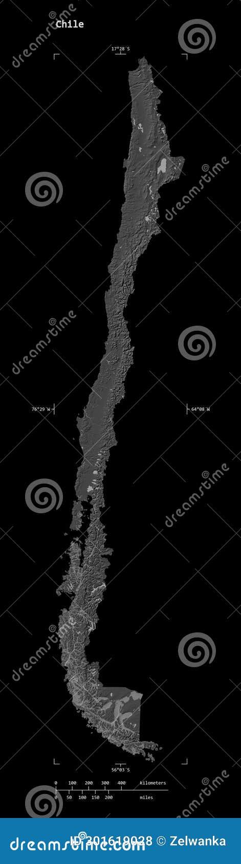 Chile Shape on Black. Bilevel Stock Illustration - Illustration of ...