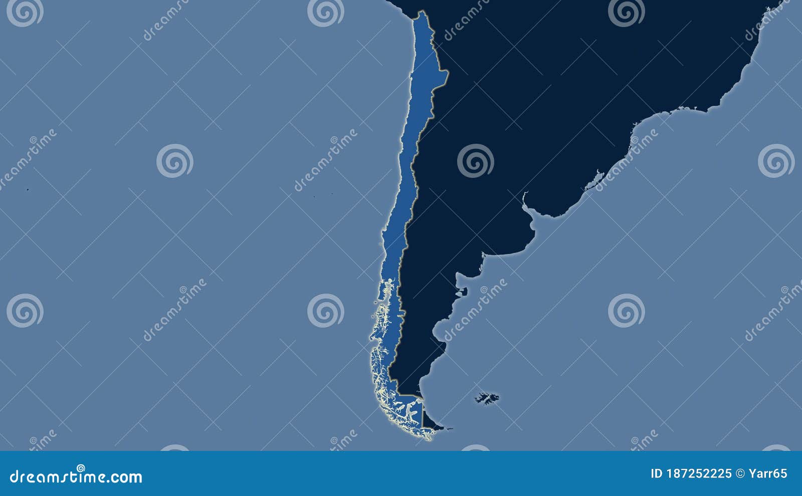 Chile - solid. Composition stock illustration. Illustration of south ...