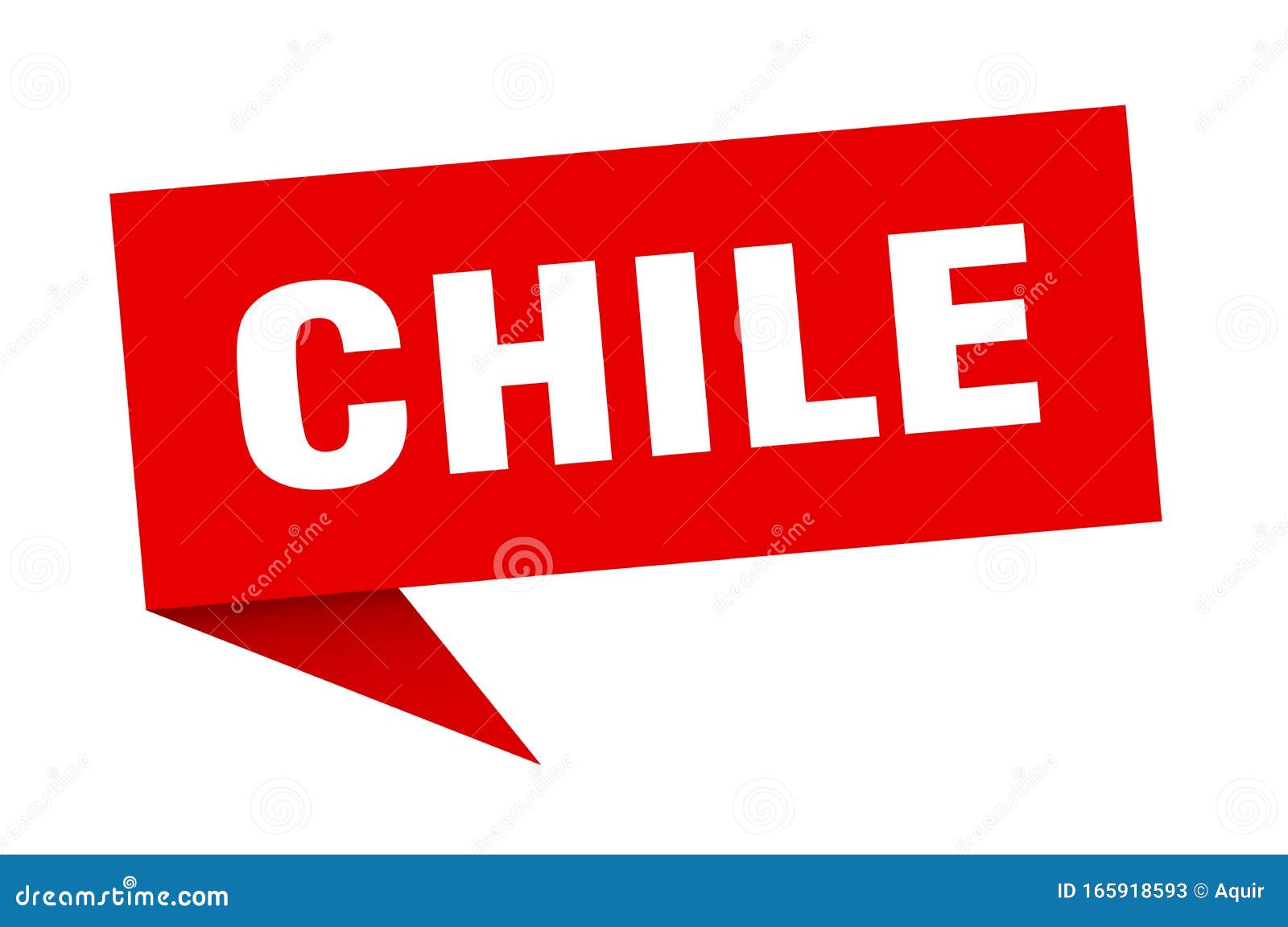 Chile Sticker. Chile Signpost Pointer Sign Stock Vector - Illustration ...