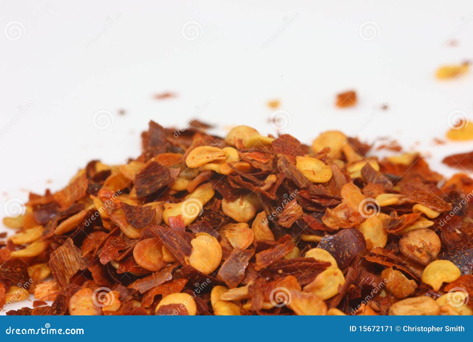 Chiles machacados imagen de archivo. Imagen de escarlata - 15672171