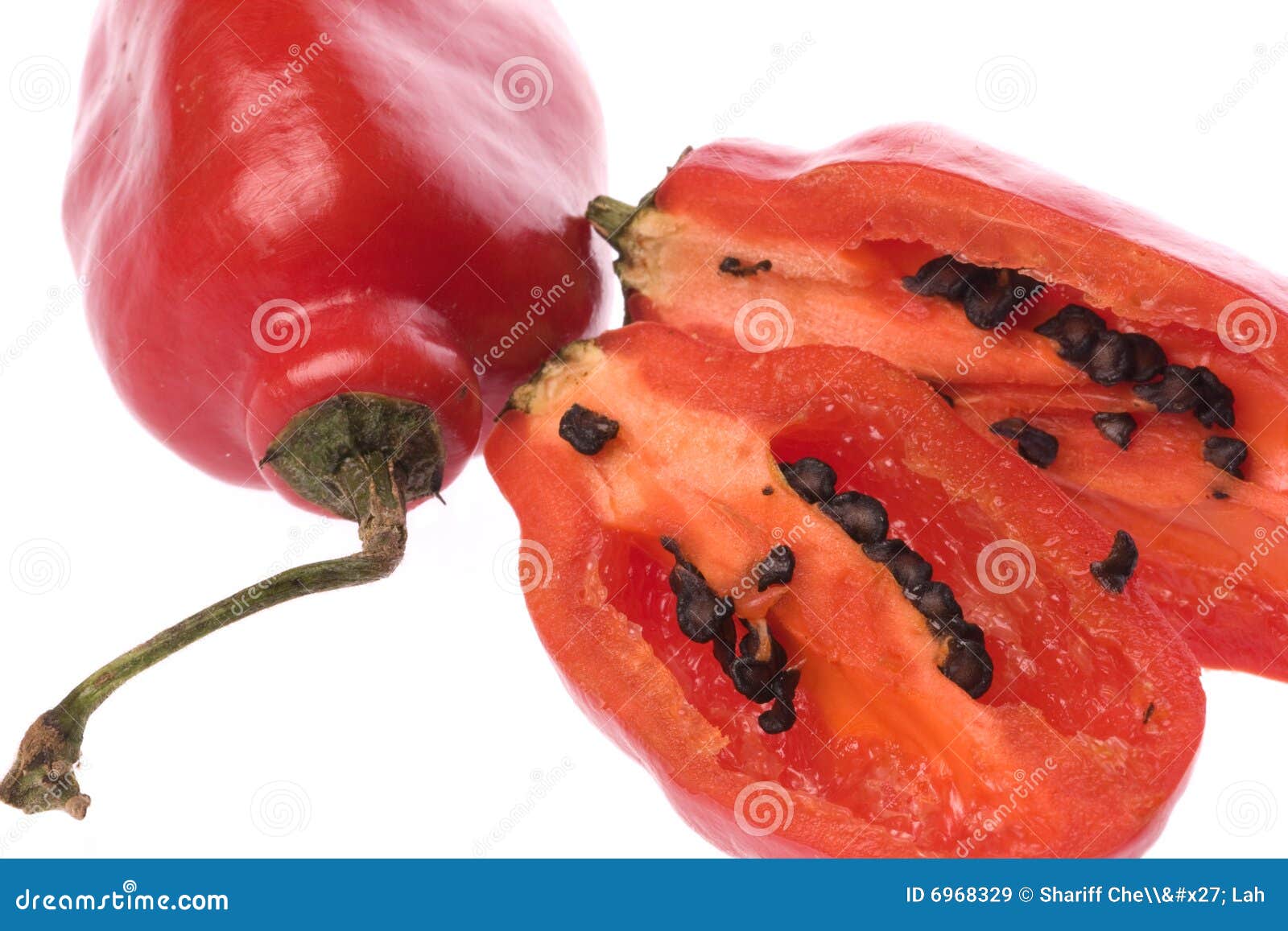 Chiles Mexicanos Rojos Macros Imagen de archivo - Imagen de ...