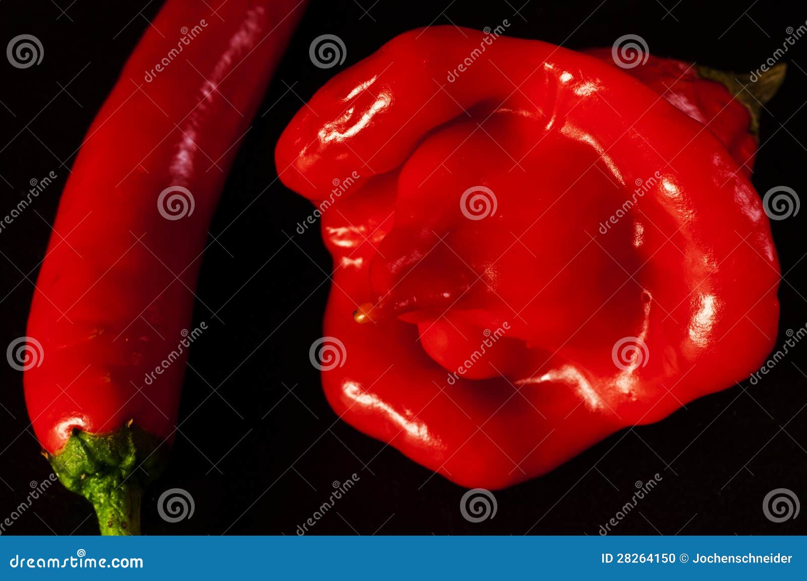 Chili bishopÂ´s crown stock photo. Image of capsicum - 28264150