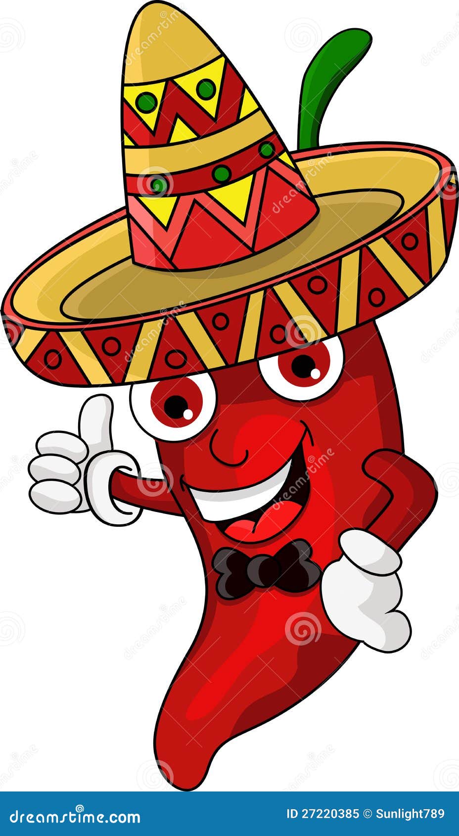 Chili cartoon cute stock illustration. Illustration of heat - 27220385