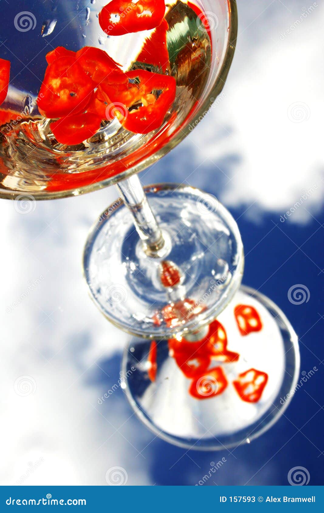 Chili Cocktail stock image. Image of cocktail, water, vodka - 157593