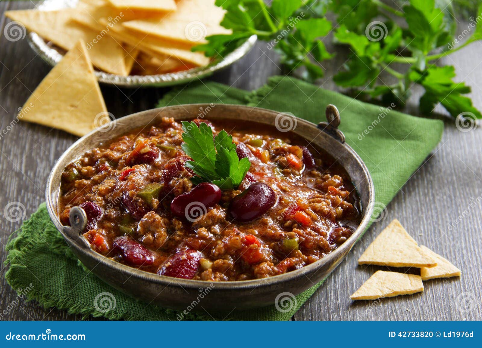 Chili con carne stock photo. Image of paprika, beef, minced - 42733820