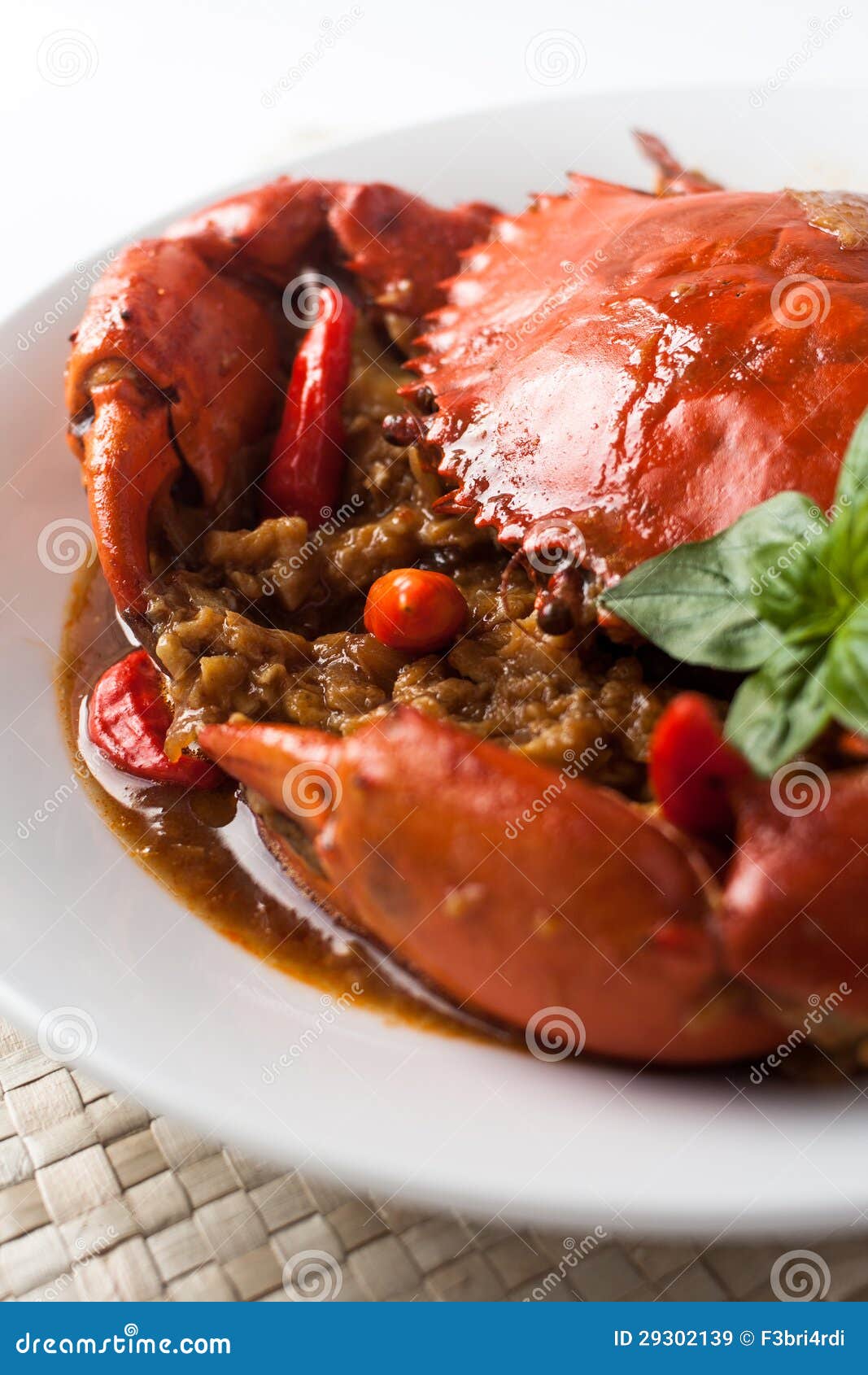 Chili crab stock image. Image of feast, chilli, animal - 29302139
