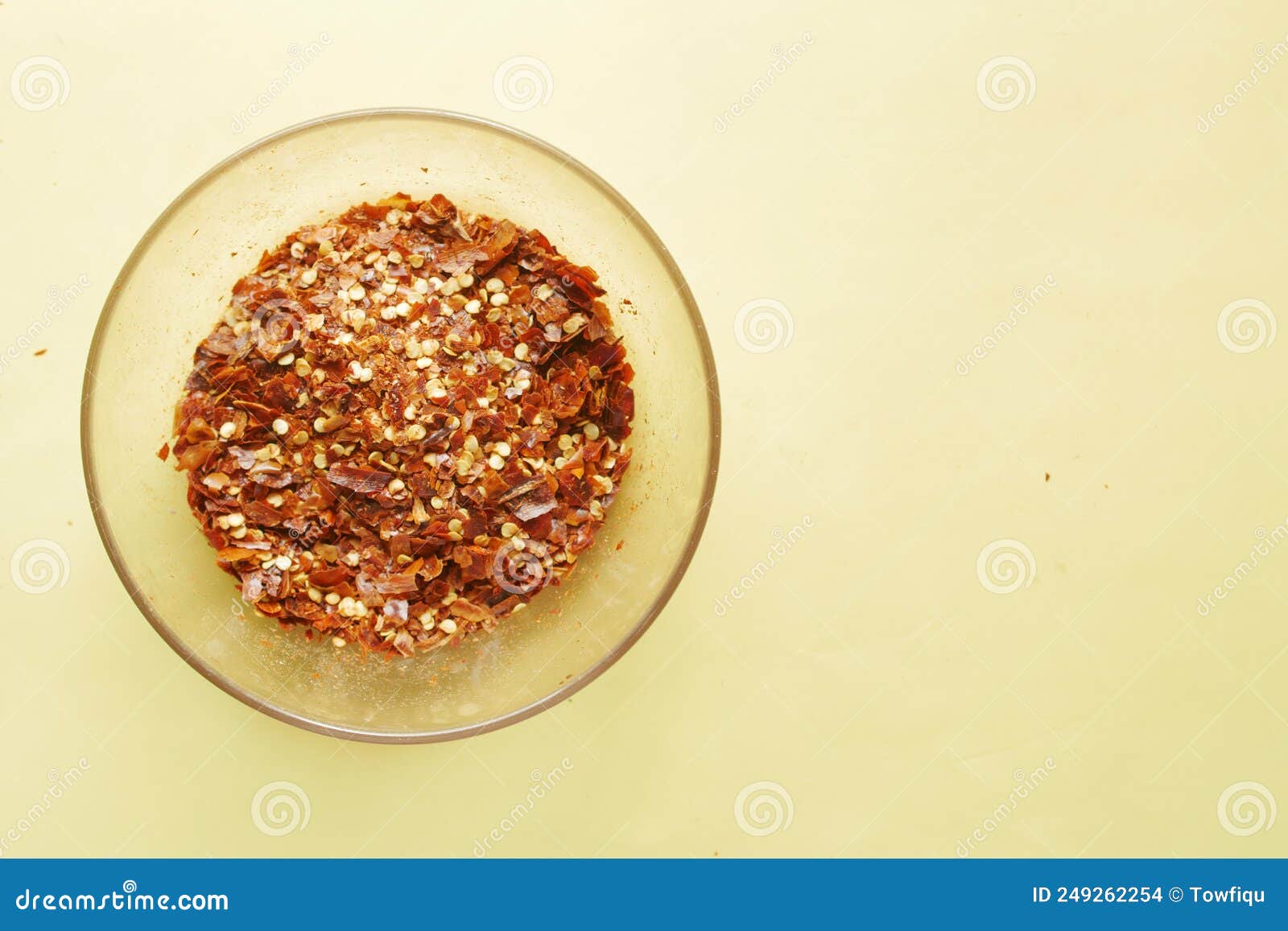 Chili Flex Powder in a Bowl on Table Stock Photo - Image of mexican ...