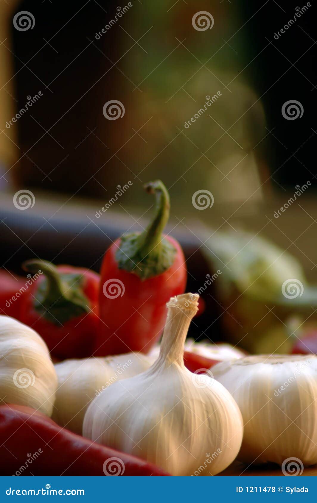 Chili and garlic stock photo. Image of heat, aphrodisiac - 1211478