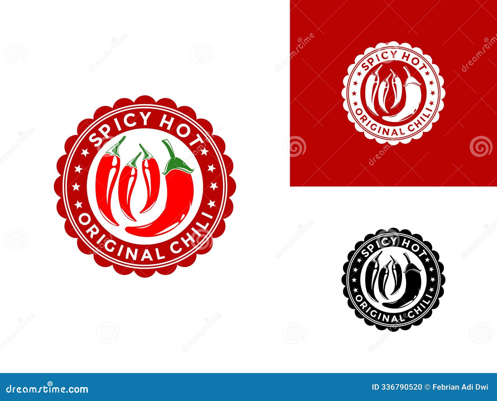 Chili Hot Logo Design Vector, Red Hot Spicy Pepper Logo Template Stock ...