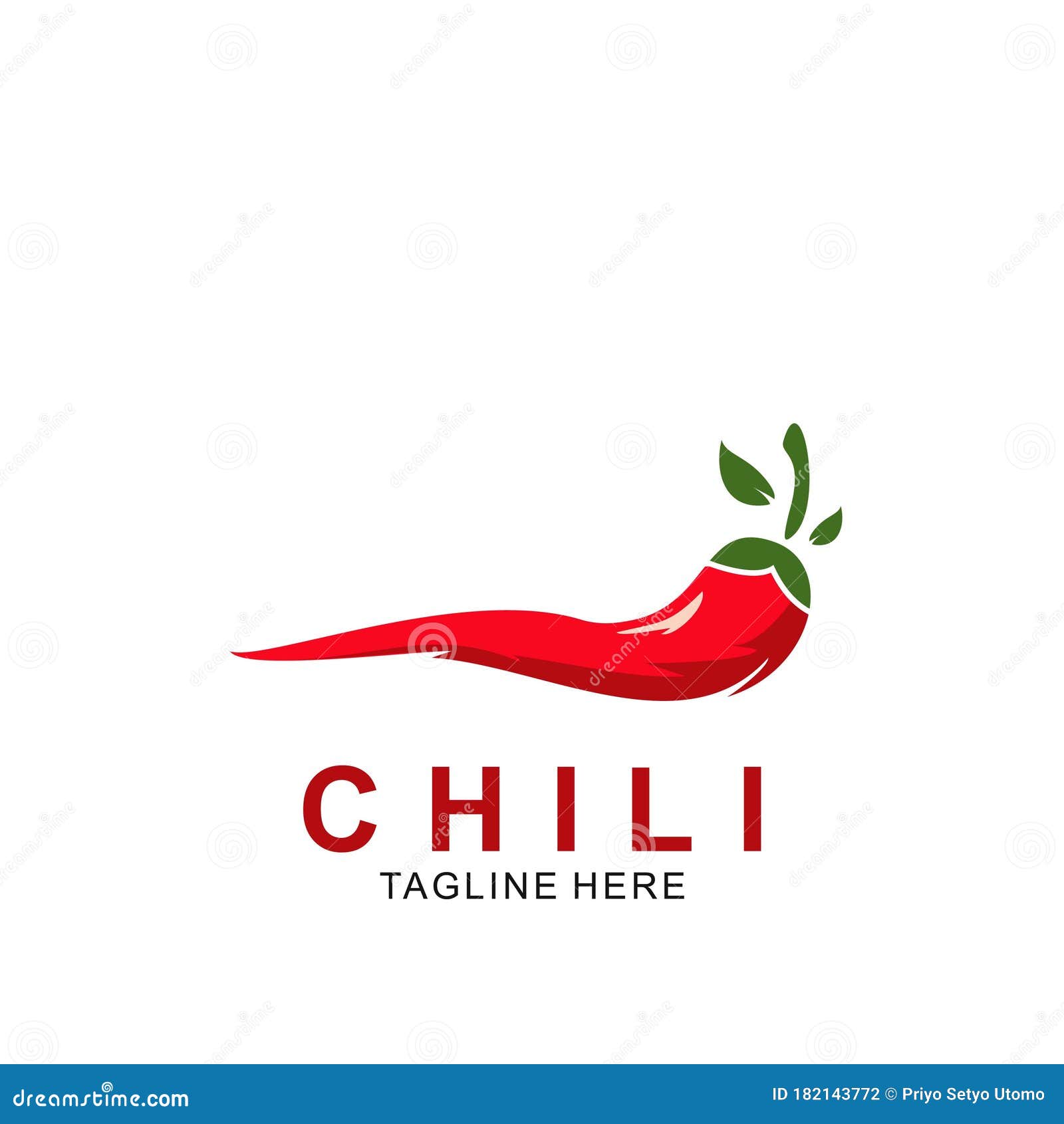 Chili Logo Design with Modern Concept Stock Vector - Illustration of ...