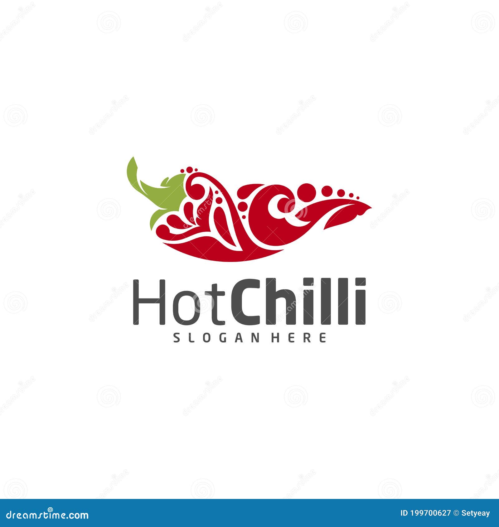 Chili Logo Design Vector Template, Red Chili Illustration, Symbol Icon ...