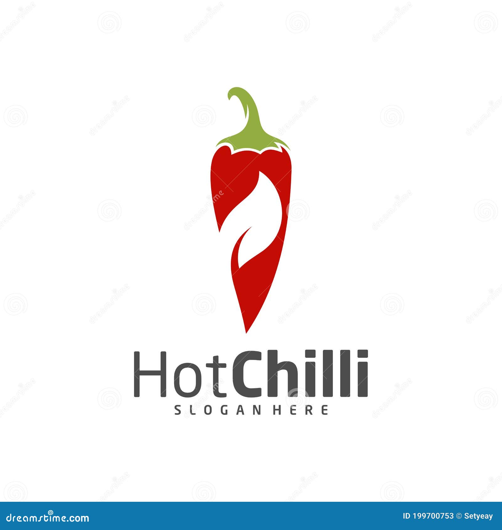 Chili Logo Design Vector Template, Red Chili Illustration, Symbol Icon ...