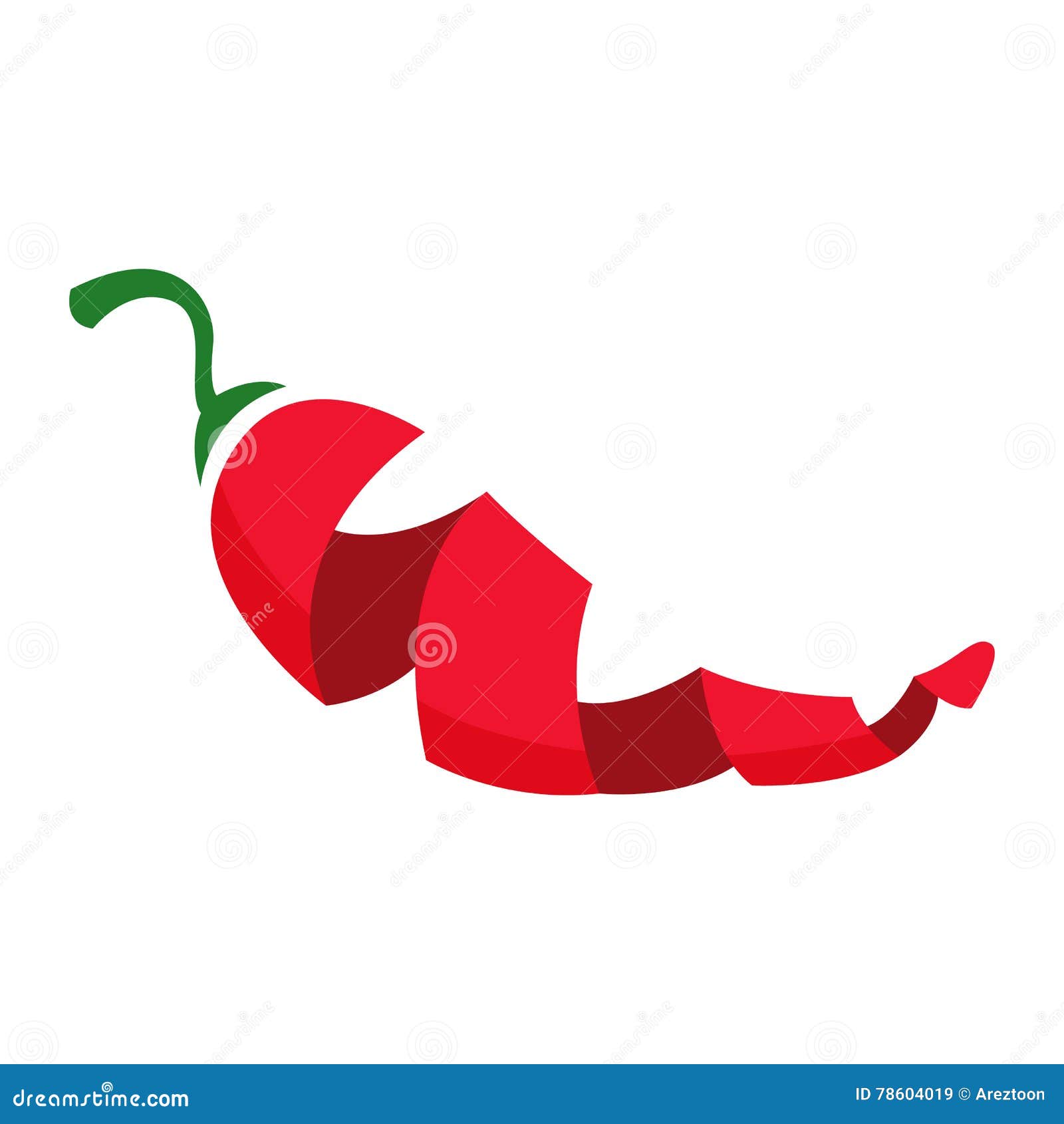 Chili Logo Template stock vector. Illustration of logo - 78604019