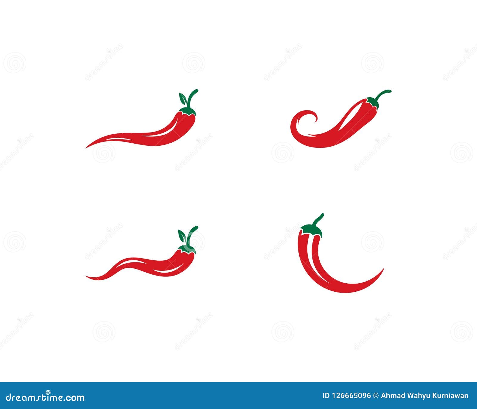 Chili logo vector stock vector. Illustration of chilli - 126665096