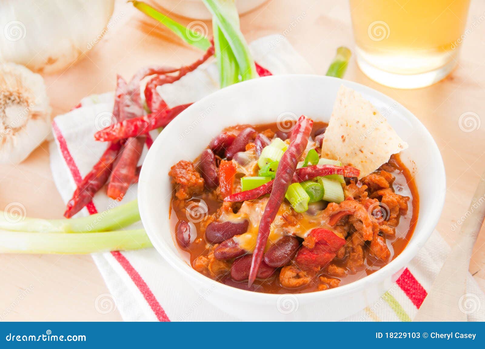 Chili for meal stock image. Image of kitchen, snack, anaheim - 18229103