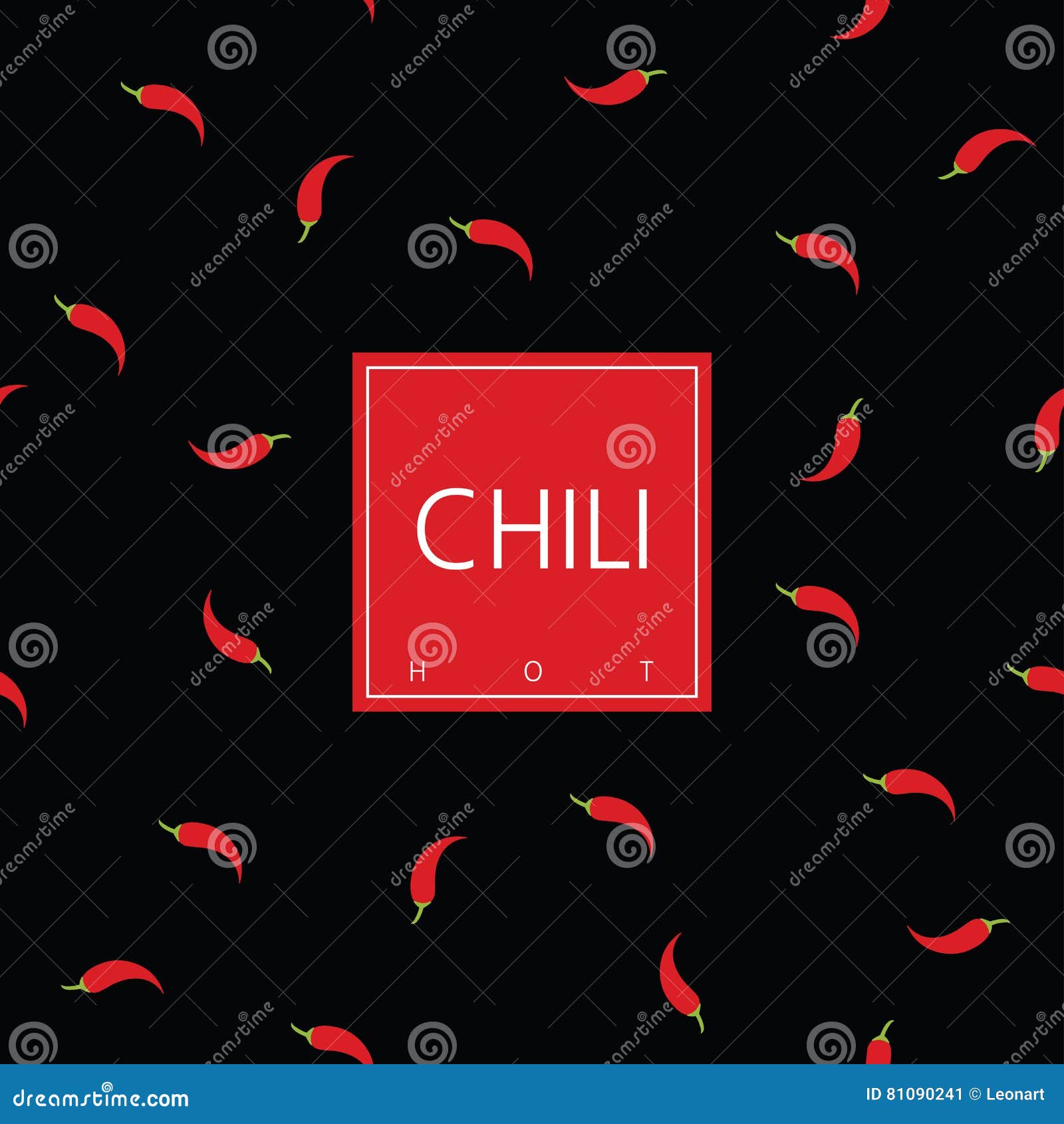 Chili Package Design Element. Stock Vector - Illustration of package ...