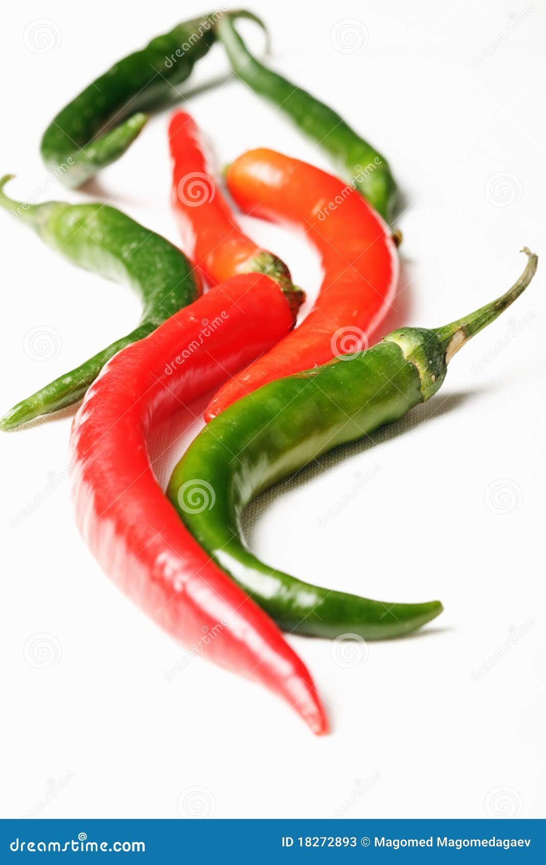 Chili Papers of Various Shapes Closeup Stock Image - Image of nutrition ...