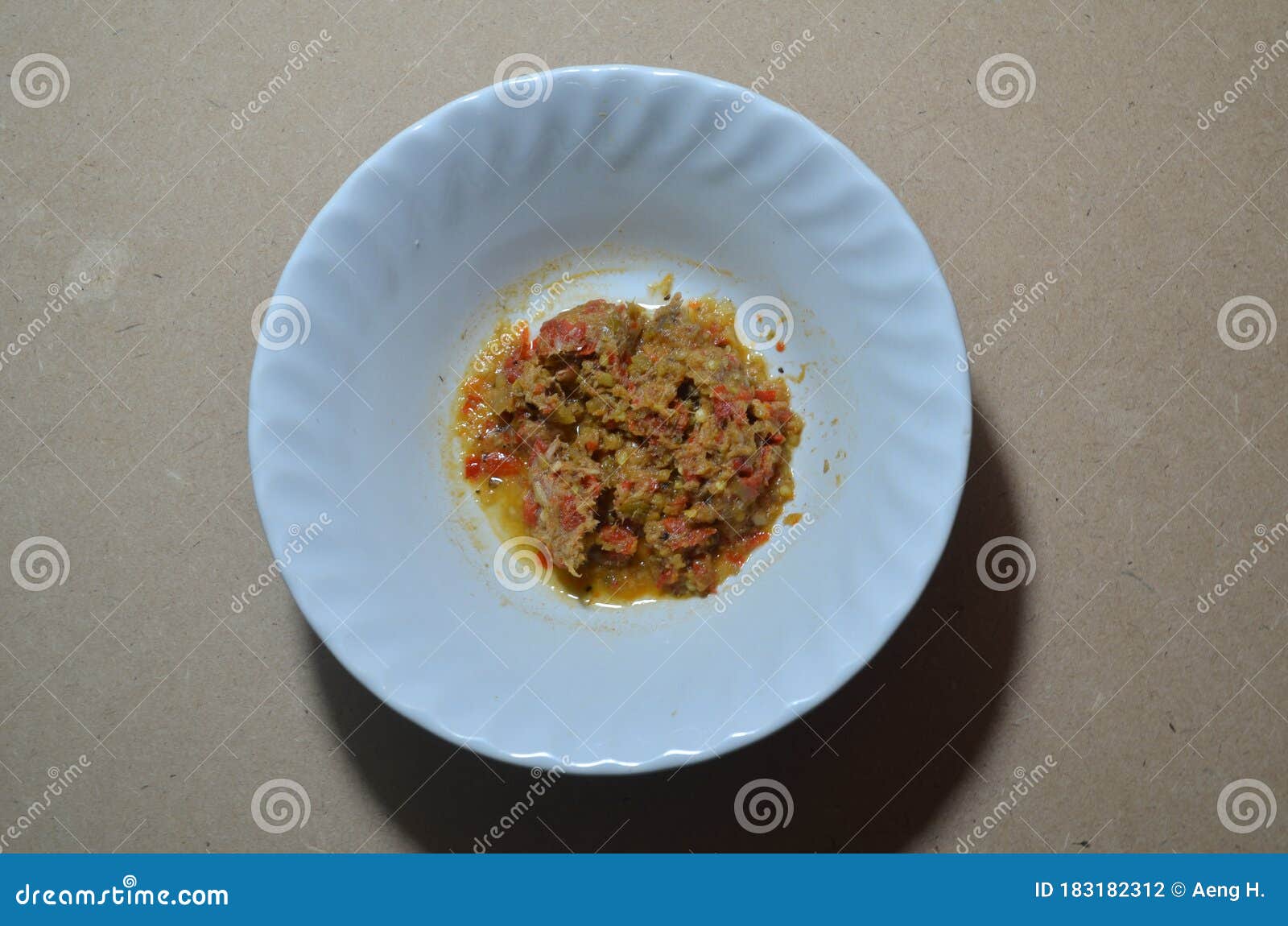 Chili paste in a cup. stock photo. Image of cuisine - 183182312