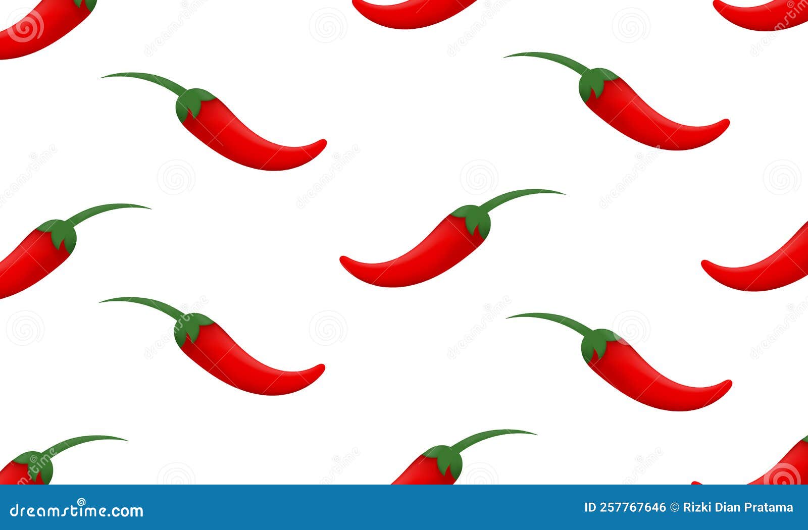 Chili Pattern Cartoon Vector | CartoonDealer.com #24410035