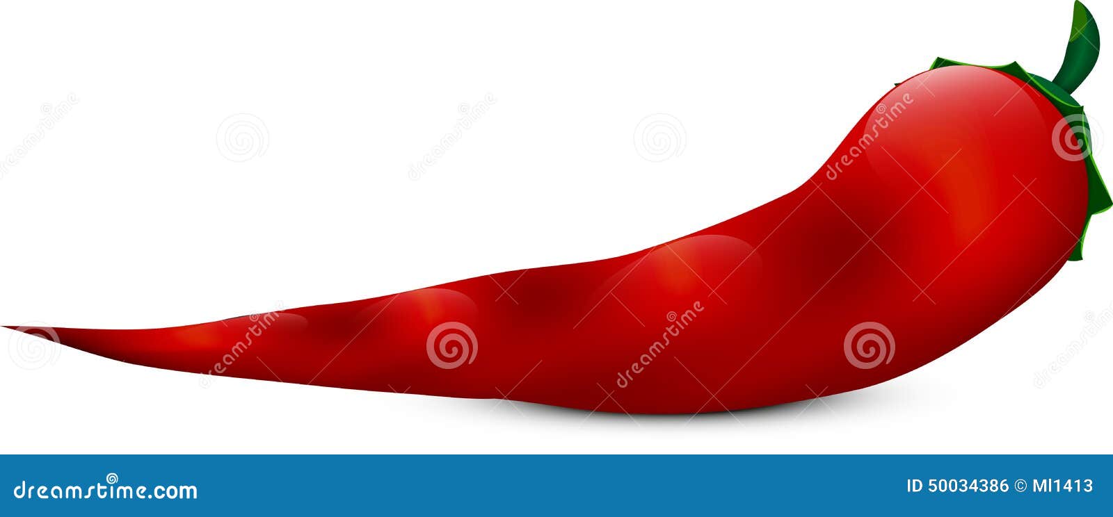Chili pepper stock vector. Illustration of single, organic - 50034386