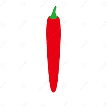 Chili Pepper Alphabet, Vector Illustration Stock Vector - Illustration ...