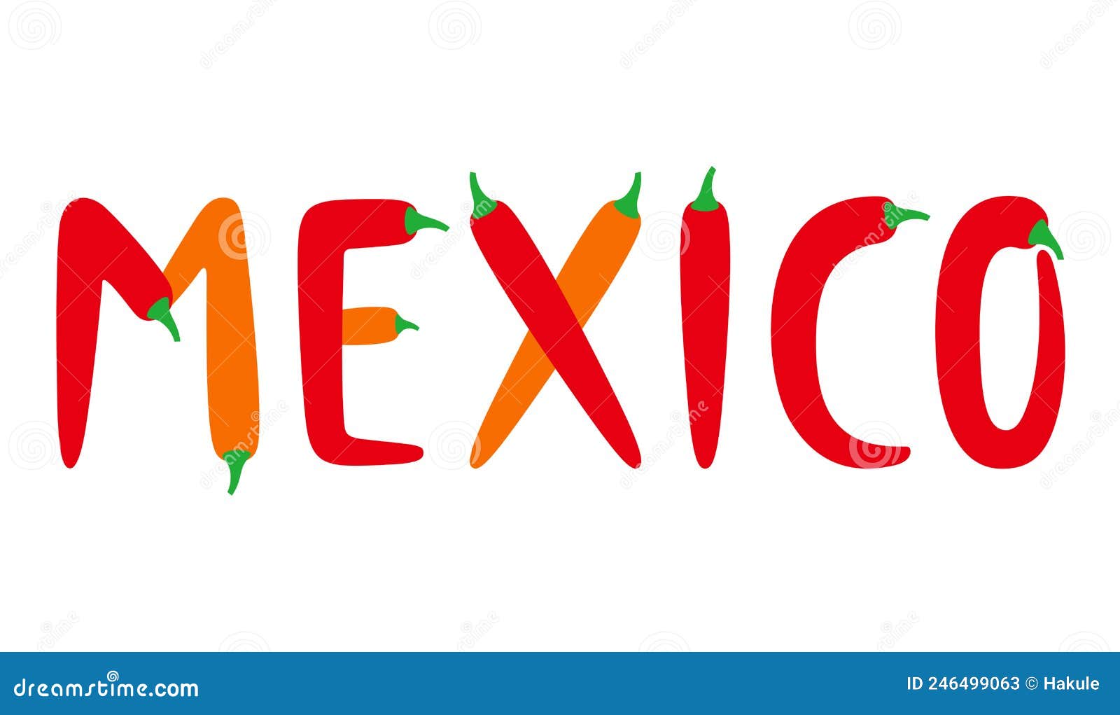 Chili Pepper Alphabet, Vector Illustration Stock Vector - Illustration ...