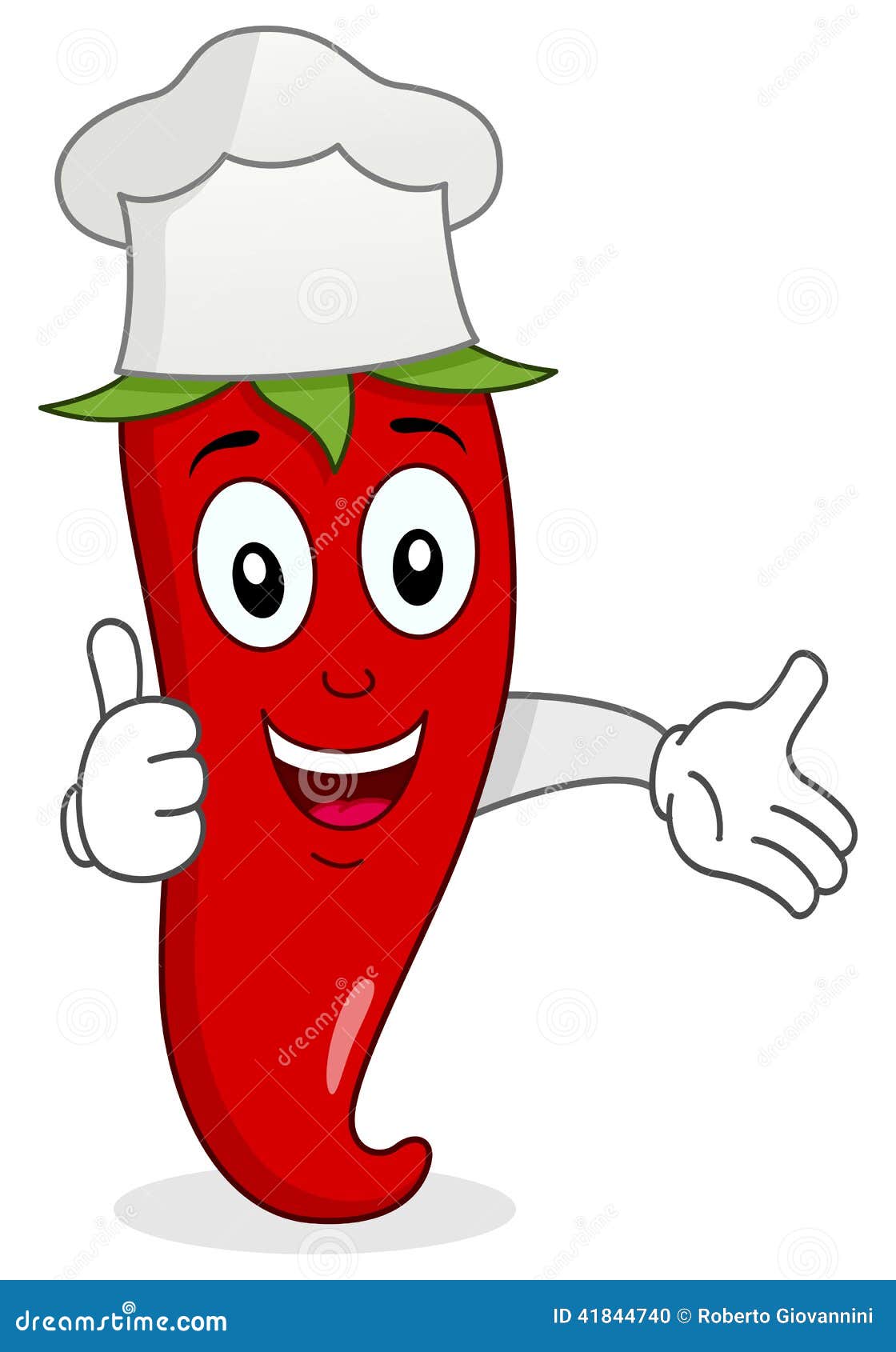 Chili Pepper Chef Character Candente Ilustración del Vector ...
