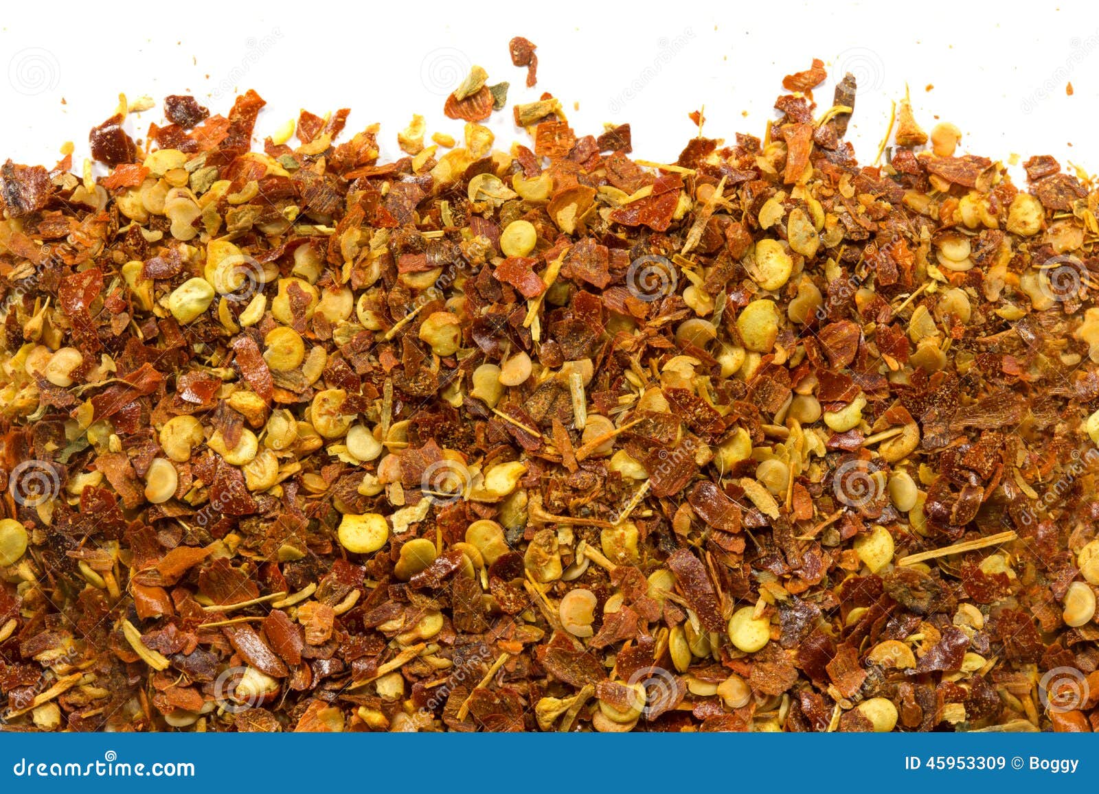 Chili pepper flakes stock image. Image of edible, cooking - 45953309