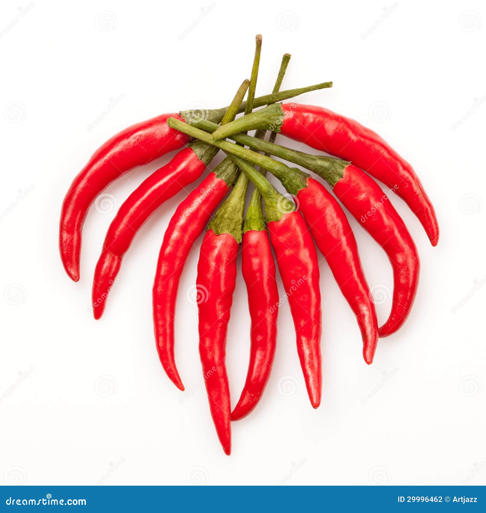 Chili Pepper Isolated on White Stock Photo - Image of health ...
