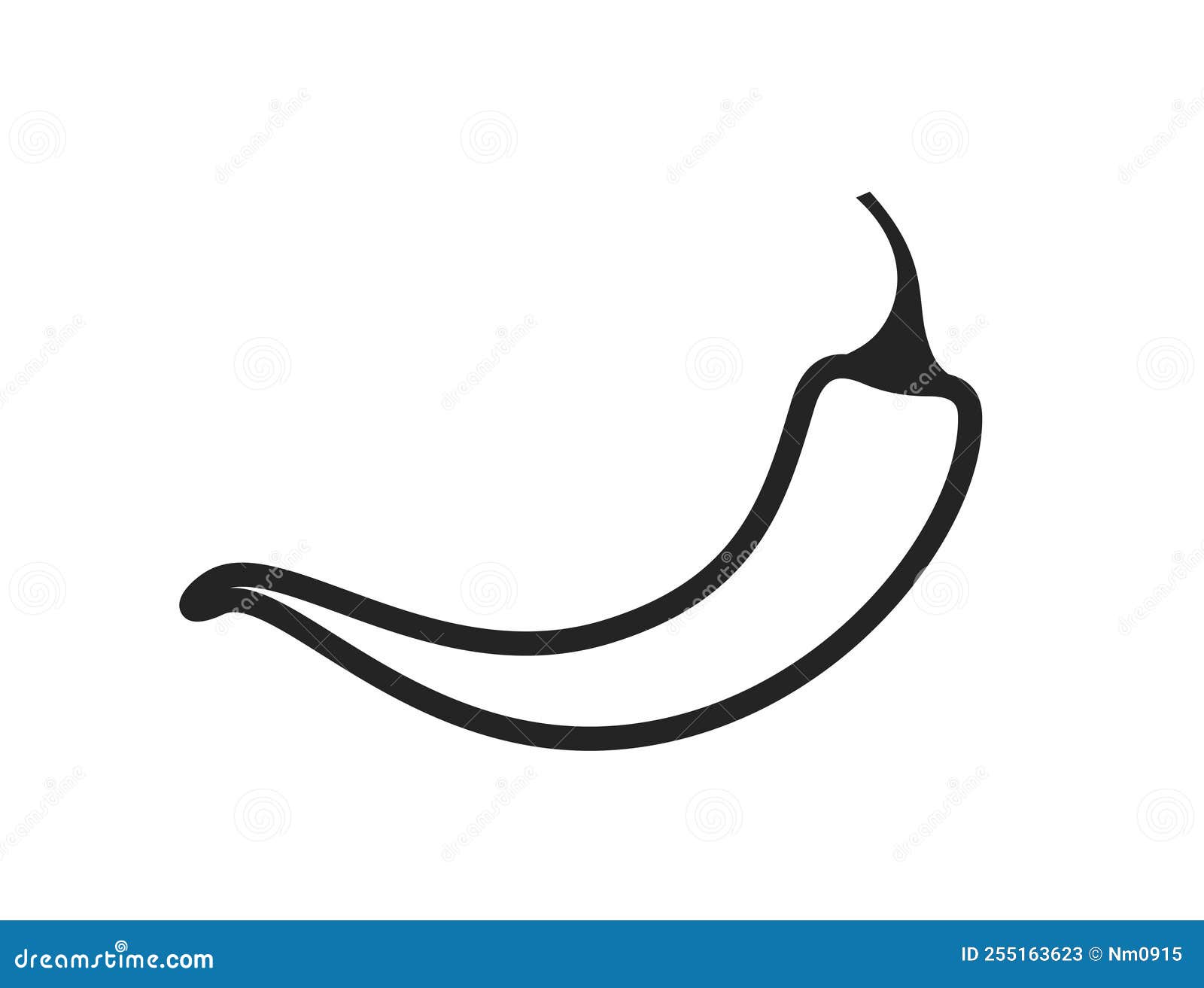 Chili Pepper Line Icon. Spice and Piquancy Symbol Stock Vector ...