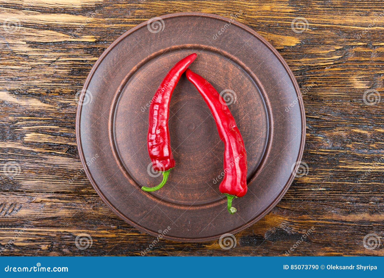 Chili pepper in a plate stock photo. Image of seasoning - 85073790