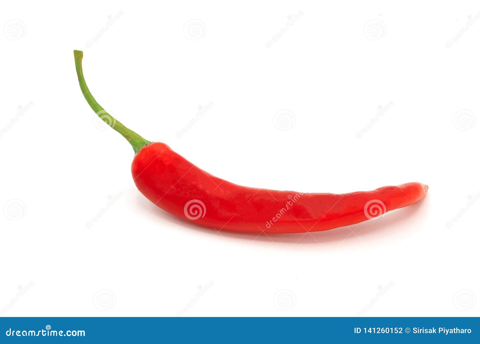 Chili pepper on top view stock photo. Image of isolated - 141260152
